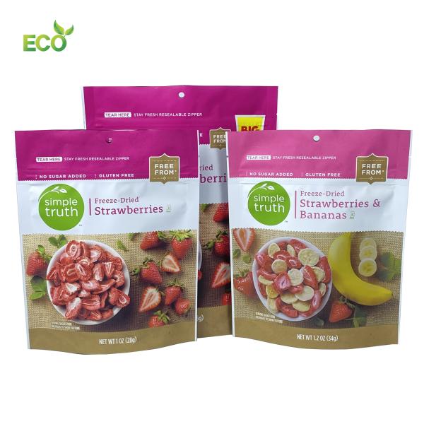Quality Eco Food Packaging Bag Soft Touch Matte Oil Surface Doy Pack Food Grade Bags for Nuts Food Packaging Aluminum Plastic Bags DDP for sale