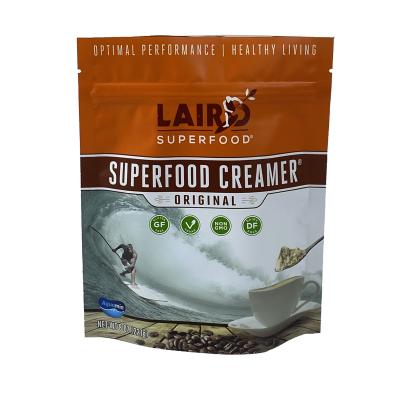 China Biodegradable LDPE Transparent Clear Ziplock Zipper Pouch Mylar Bag with Stand for Milk DDP USA for sale