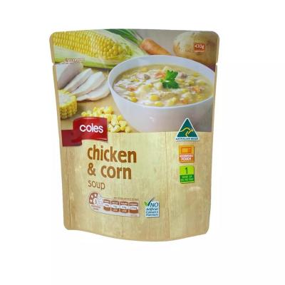 China Recyclable Spices Seasoning Condiment Packaging Bag Heat Sealing Retort Pouch for Sauce or Milk Resealable for sale