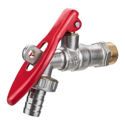 Cina Rubinetto per rubinetto dell'acqua in ottone da giardino con design a risparmio idrico manuale da 1/2 pollice con filettatura maschio in vendita