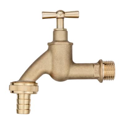 Cina Rubinetto per acqua sanitaria in ottone lucido con filettatura maschio in vendita