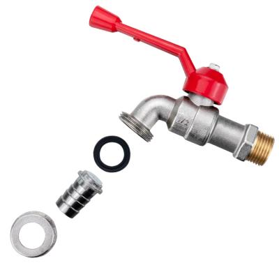 Cina TMOK Rubinetti per acqua con bavaglino da giardino in ottone con corpo in ottone cromato da 1/2 pollici 3/4 pollici in vendita