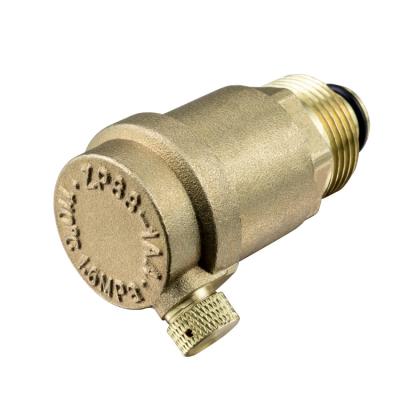 Cina Valvola di sfiato aria in ottone BSP per radiatore di scarico automatico DN15 in vendita