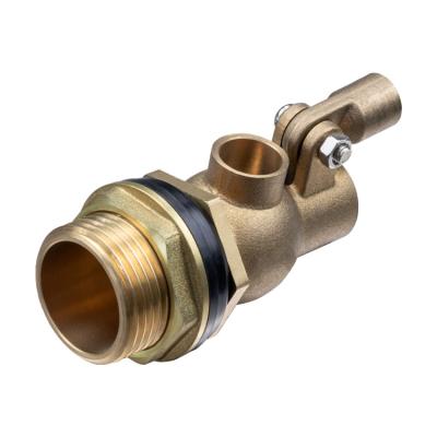 中国 調整可能なミニ BSP スレッド水システム バルブ 1/2 インチ DN15 水タンク真鍮フロート ボール バルブ 販売のため