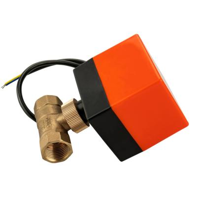 Cina TMOK 3/4inch Dn20 12v Ottone Valvola elettrica a sfera motorizzata a 2 vie per strumenti di controllo del flusso Parte in vendita