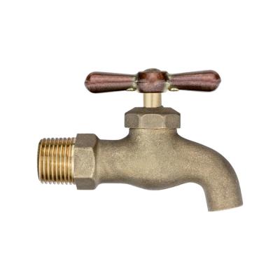 Cina Outdoor Garden Single Contorl Cold Brass Faucet Lavatrice Tubo Materiale Ottone Stop Bavaglino in vendita