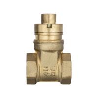 China T Type Lockable Type 1/2 Inch BSP Female  Threaded Brass Ball  Lockable Valve for sale