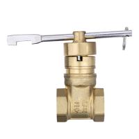 China 63mm 2 Inch  Internal BSP Thread Lockable Handle Brass Stop Valve for sale