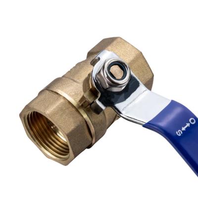 Cina Valvola a sfera in ottone con filettatura BSP TMOK 600wog Full Port Drain 1/2