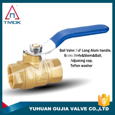 Cina TMOK Valvola a sfera in ottone filettata 4 pollici Dn20 da 100 mm per tipo a flangia dell'acqua in vendita