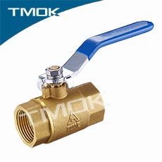 Cina TMOK 6mm ha infilato il manuale d'ottone della valvola a sfera con la regolazione della maniglia del ferro in vendita