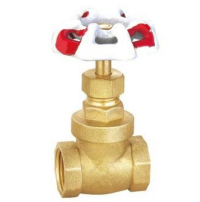 Cina Dn25 Tokyo Servo Termostatico Solare 76MM 3 pollici Valvola a saracinesca in ottone con maniglia rossa e bianca in vendita