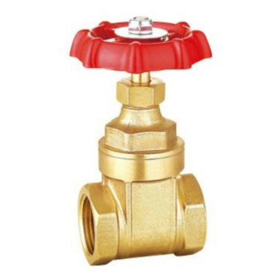 Cina Valvola a saracinesca d'ottone a 3/4 pollici del manuale 19.05MM Dn15 con cavo interno in vendita