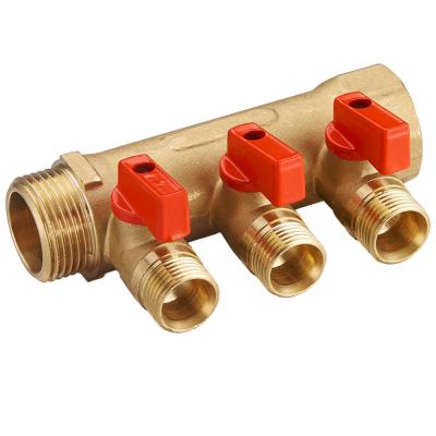 Cina Sifone Flush 2Way 3 Way 4 Way Valvola collettore acqua in ottone per distributore d'acqua in vendita