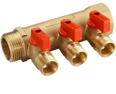 Cina TMOK H100 valvola punteria solenoide PN16 3 vie 4 vie collettore acqua in ottone per distributore di acqua in vendita