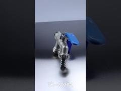 1/2 Inch Washing Machine Hose Bib Cock With Double Nozzle