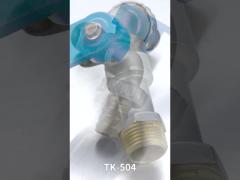 Water Tap Washing Machine Brass Bibcock With Aluminum Handle