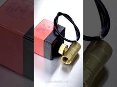 3/4 Inch Dn20 12v Brass Ball Electrical Valve 2 Way Motorized