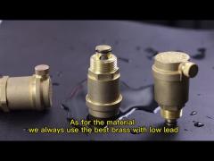 Olio automatico Gas per acqua Ottone Scarico Controllo Sollievo Pressione di sicurezza Filettatura Bsp Valvola di sfiato aria InAutomatic Oil TMOK