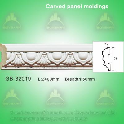 China Polyurethane Plain Architectural Panel Decorative Cement Mouldings for sale