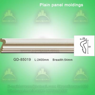 China European style Environmental Decorative PU Plain Panel mouldings for sale