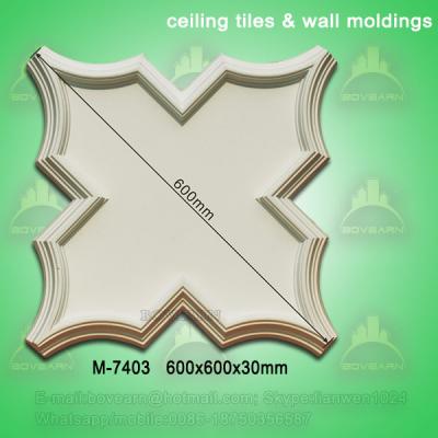 China New style decorative PU ceiling tiles/wall mouldings for sale
