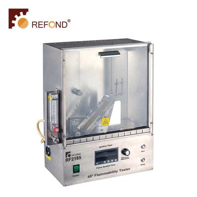 Cina Tester di infiammabilità di 45 gradi di acciaio inossidabile, tester automatico di infiammabilità di ASTM D 1230 in vendita
