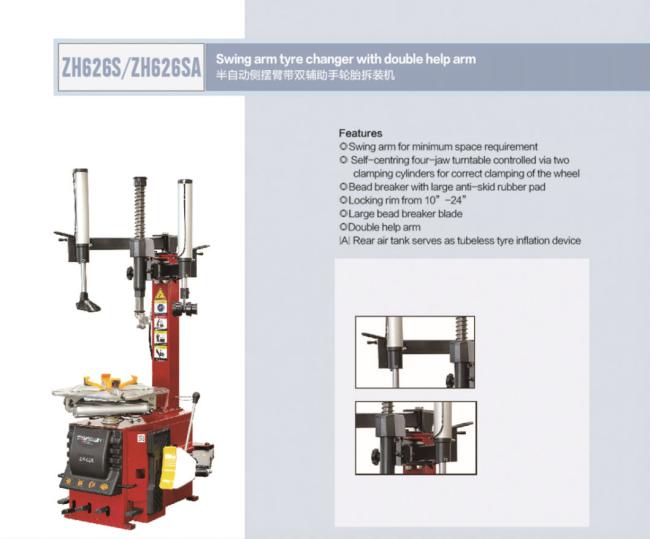 Automotive Equipment Tyre Machine Car Tire Changer Zh626s