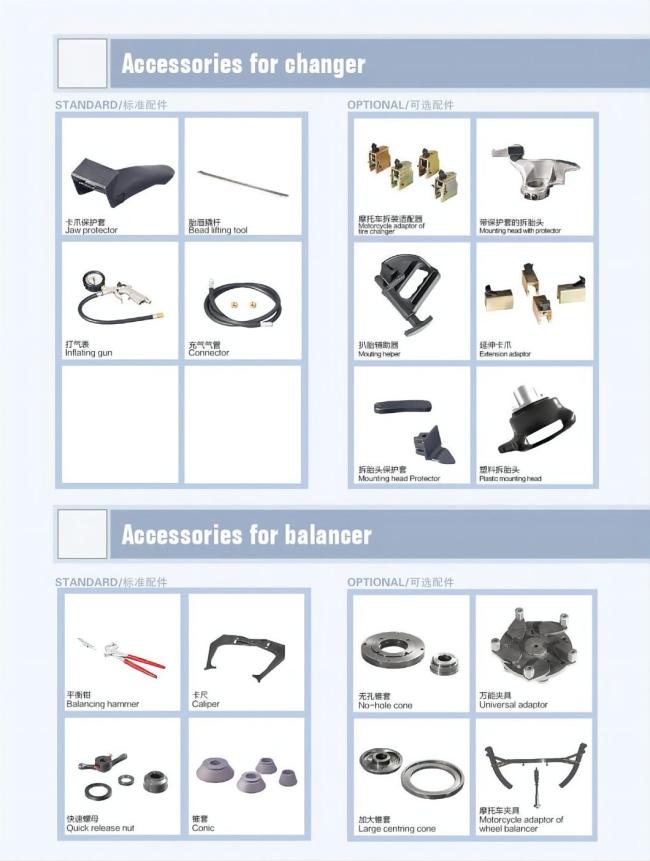 Tire Equipment Tyre Repair Machine Tilt Back Tire Changer with Bead Press Arm Trainsway Zh665r