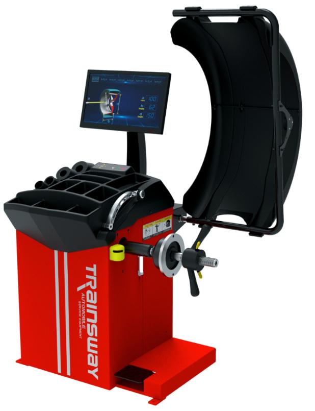 Trainsway Zh828 Wheel Service Equipment Wheel Balancing Machine Wheel Balancer 3D Quick-Touch Laser -Spot 40 mm Shaft