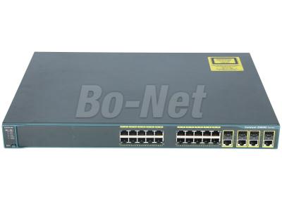 China A WS C2960G 24TC L 24 usou o porto da base 24 do LAN da camada 2 dos interruptores 1G SFP de Cisco à venda