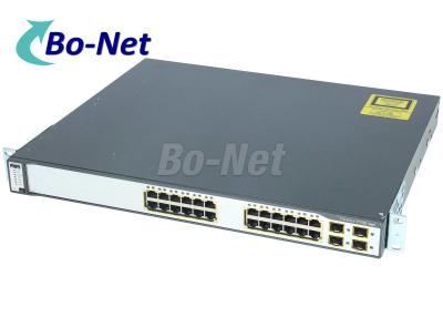 中国 Ciscoの触媒WS-C3750G-24TS-S1Uの24港の層は4 x SFPの3ギガビット スイッチCiscoスイッチを使用しました 販売のため