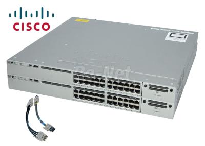 China Cisco usado WS-C3850-24P-L comuta 24 séries controladas interruptor da rede C3850 do porto 10/100M à venda