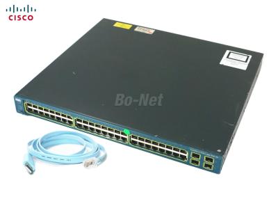 Cina Commutatore di gigabit di Cisco utilizzato 48 porti, serie WS-C3560G-48PS-S del commutatore di rete di Cisco C3560G in vendita