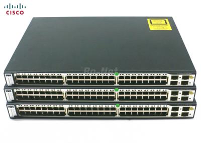 China O interruptor de Cisco WS-C3750-48TS-S 48port 10/100M controlou novo original da série do interruptor de rede C3750 à venda