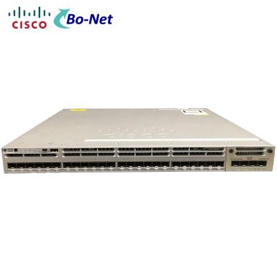 China Cisco WS-C3850-24S-S Stackable 24 SFP Ethernet Ports IP Base Network Switches for sale