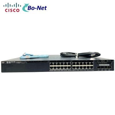Cina Cisco commutatore della base del IP di tratta in salita delle porte Ethernet 4x1G di WS-C3650-24TS-S 3650 24 x 10/100/1000 in vendita