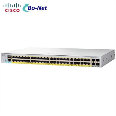 China Cisco 2960L 48 Port GigE PoE+ 4x10G SFP+ Network Switch WS-C2960L-48PQ-LL, Lan Lite for sale