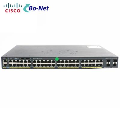 Cina La base di lan ha utilizzato i commutatori WS-C2960X-48TS-L 2960-X 10/100/1000 di Cisco un gigabit SFP di 4 X in vendita
