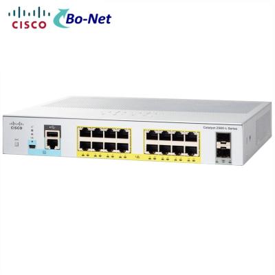 Cina Il porto 16 ha utilizzato i commutatori di Cisco 10/100/1000 di porto 2 la X 1G SFP WS-C2960L-16PS-LL di Ethernet PoE+ in vendita
