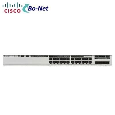 China 4x1G Uplink Second Hand Cisco Routers And Switches C9200L-24P-4G-E 9200L 24 Port PoE+ for sale