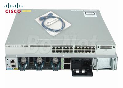 China WS-C3850-24T-L 3850 Used Cisco Switches , 24 Port Network Managed Switch 350WAC for sale