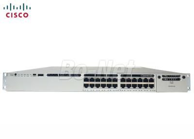 China 24 Port Cisco Stackable Switches POE Gigabit Ethernet Managed Network WS-C3850-24P-L G for sale