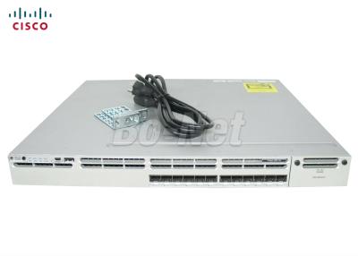 China Cisco Catalyst 3850 12 Port Managed Gigabit Switch GE SFP+ IP Base WS-C3850-12S-S for sale