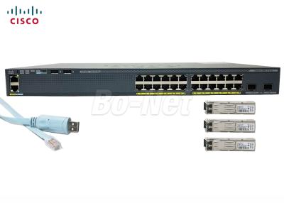 Cina La lan basa i porti di gigabit del commutatore WS-C2960X-24TD-L 2960-X 24 X di Cisco della seconda mano in vendita
