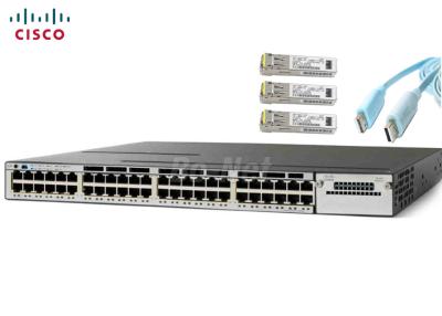 Cina Commutatore di rete di PoE Gigabit Ethernet di 48 porti Cisco originale WS-C3750X-48PF-S in vendita