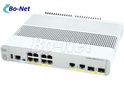 Cina La lan basa le tratte in salita del commutatore WS-C2960CX-8PC-L 2960-CX 8 GE PoE+ 2 X 1G SFP di gigabit di Cisco in vendita