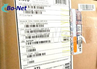 China 4x10G interruptor Cisco C9200L-48P-4X-E 9200L de Gigabit Ethernet do porto da rede 48 à venda