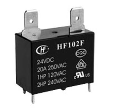 China New Original HF102F-P-12VDC Hongfa Relay HF102F-P-12VDC 20A 250VAC 4 PIN RELAY for sale