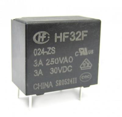China HF32F-024-ZS3 Electronic components Support 24VDC DC12V 12V 10A 250VAC 4PIN for sale